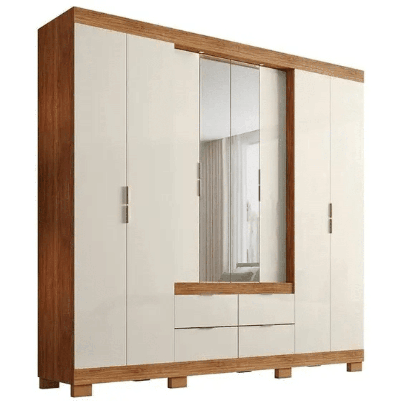 GUARDA-ROUPA LONDRINA 8PTS - RUD RACK - Atacadão dos Móveis RJ